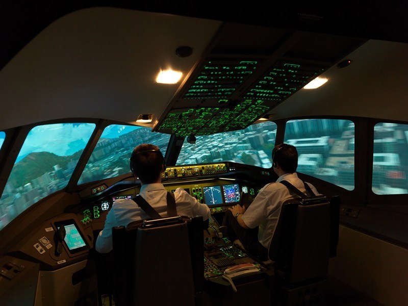 Un vol en simu en live sur Facebook