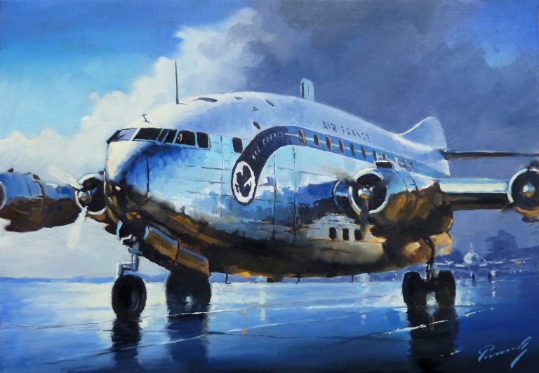 Allez voir l’expo de Lucio Perinotto, peintre officiel de l’air