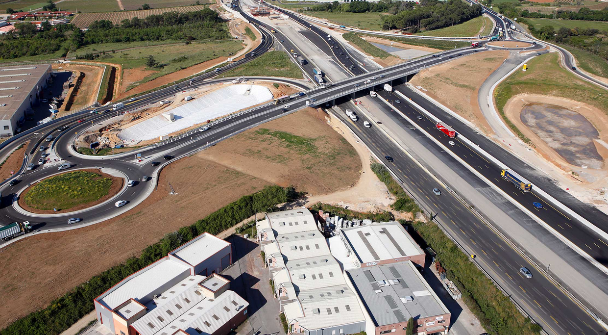 Une Autoroute A9 new look à Montpellier