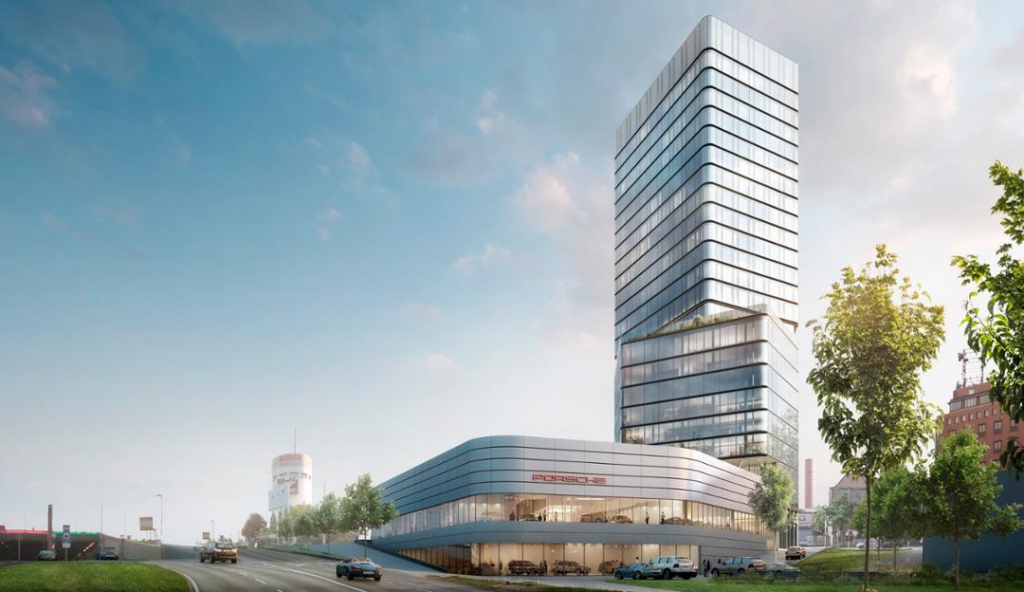 Un hôtel Radisson Blu dans la tour Porsche Design de Stuttgart